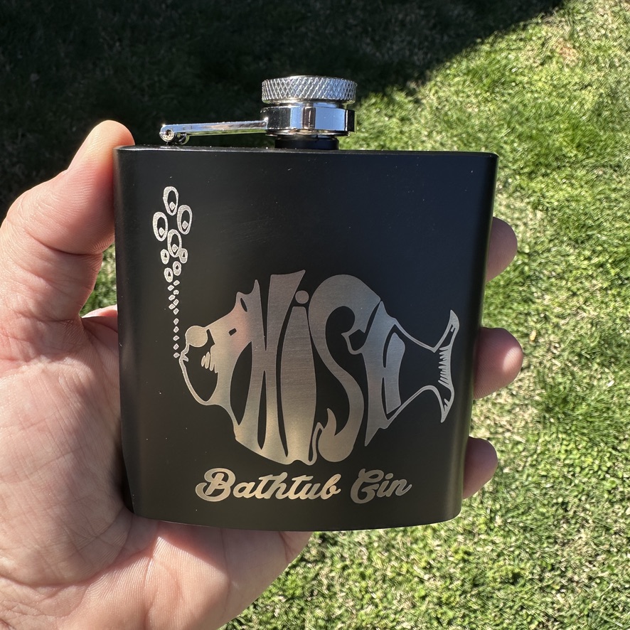 Phish Bathtub Gin Flask - Shakedown Designs